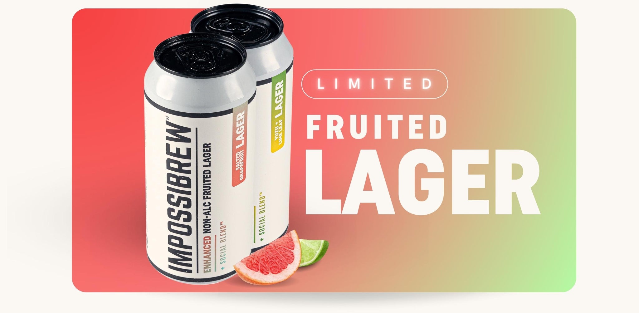 IMPOSSIBREW® Introduces Refreshing New Fruited Lager: A Perfect Summer