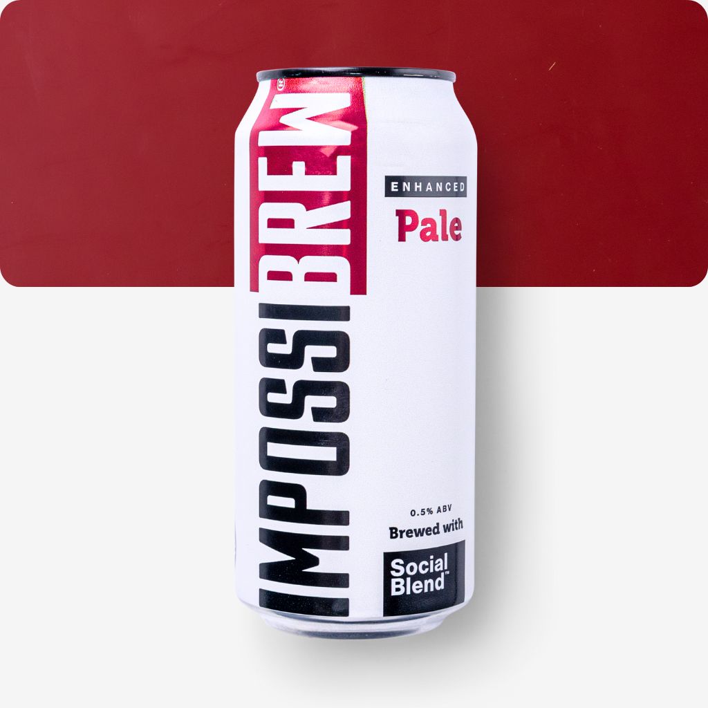 IMPOSSIBREW PALE - Enhanced Non-Alcoholic Beer