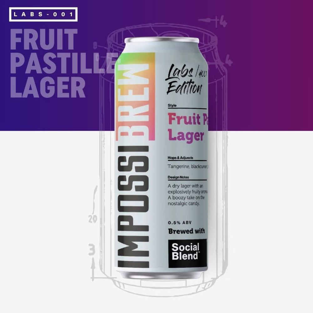 IMPOSSIBREW® Fruit Pastille Lager (LABS #001)