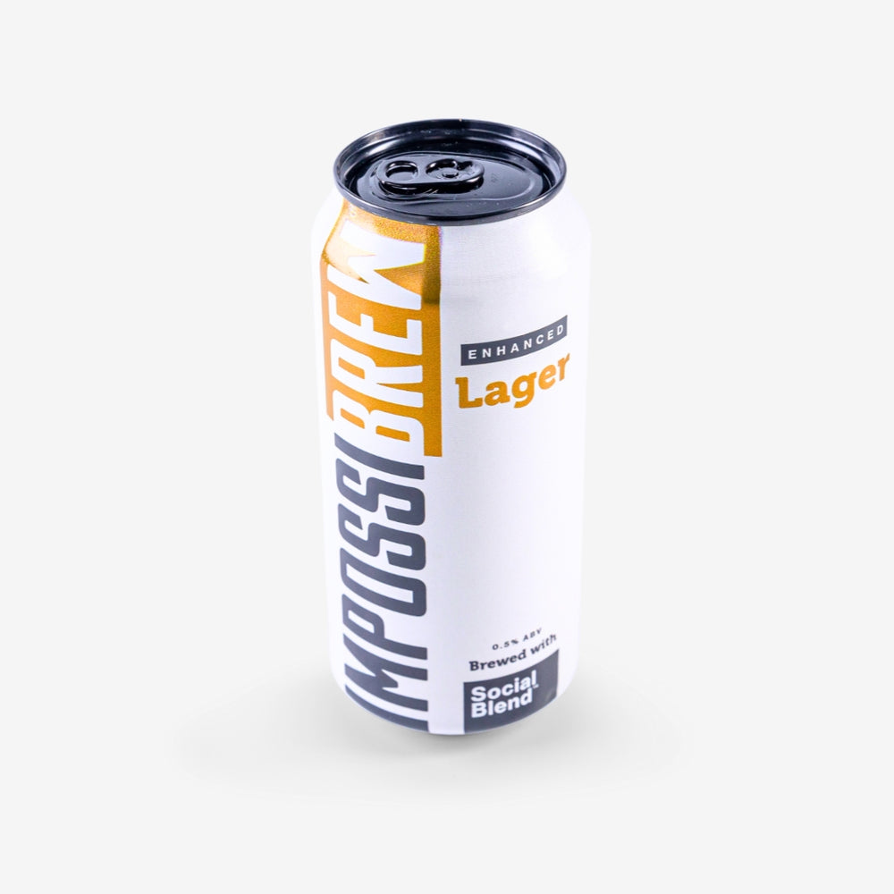 IMPOSSIBREW LAGER (440ML) - Enhanced Non-Alcoholic Beer