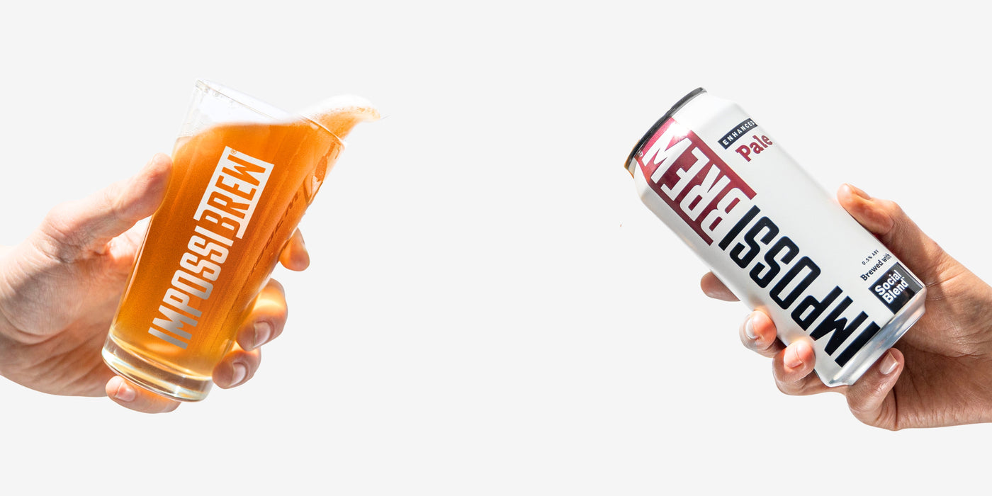 IMPOSSIBREW LAGER (440ML) - Enhanced Non-Alcoholic Beer