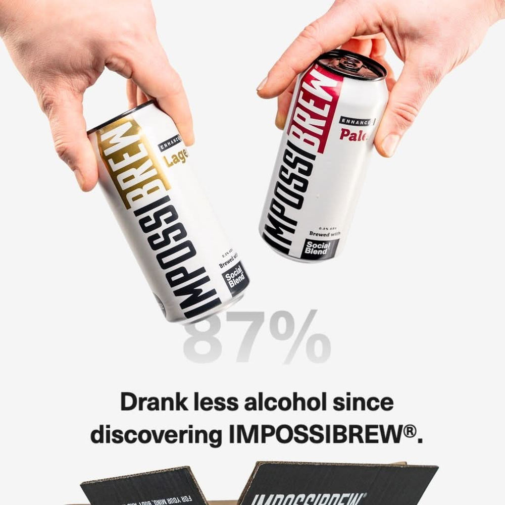 IMPOSSIBREW LAGER (440ML) - Enhanced Non-Alcoholic Beer
